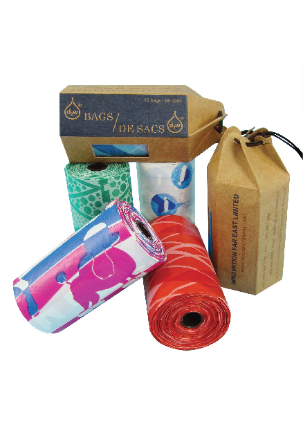 These poop bags are made with d2w prodegradant which degrades much ...